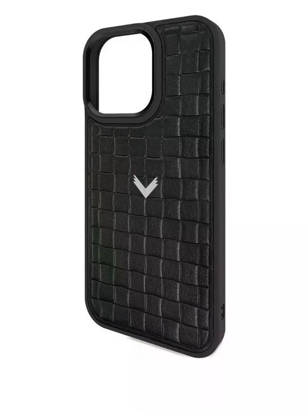VELANTE Leather Iphone 16 Pro Max Phone Case - Black