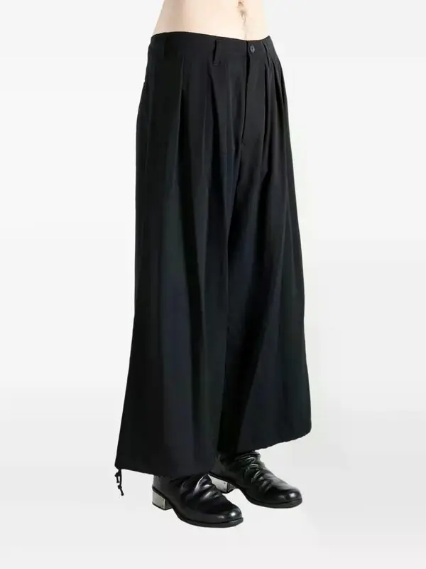 Yohji Yamamoto Pleated Wide Leg Trousers