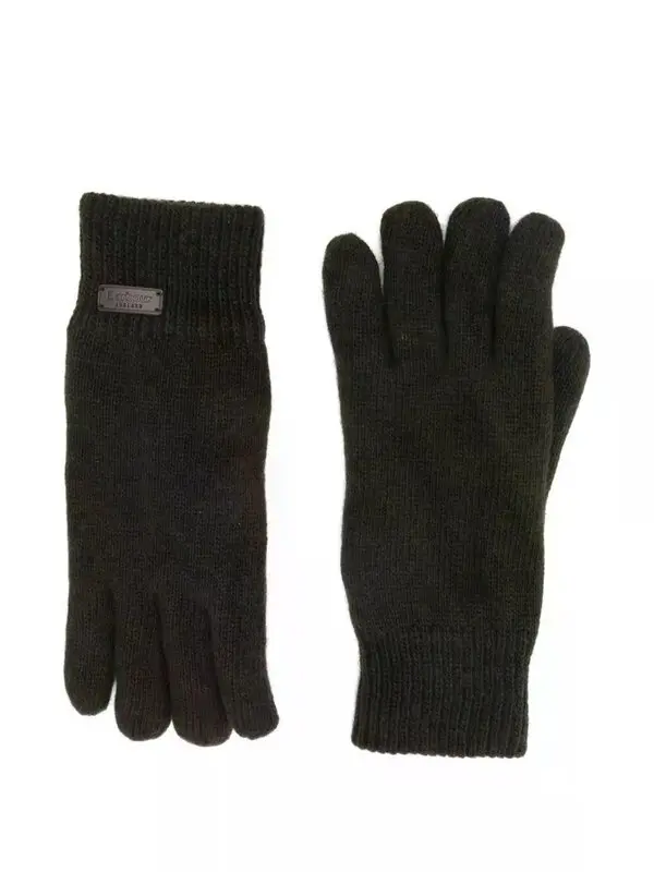 Barbour Logo-patch Gloves - Green