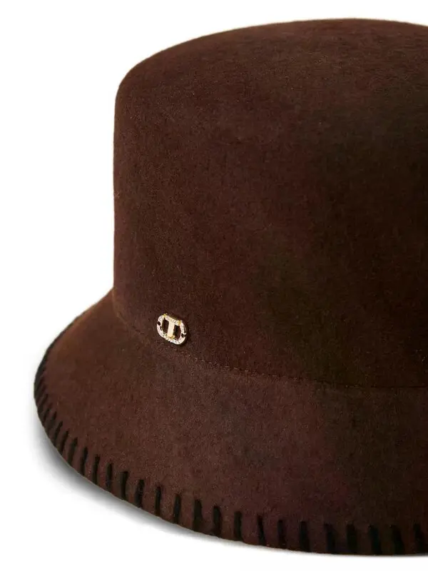 TWINSET Stitched-brim Bucket Hat