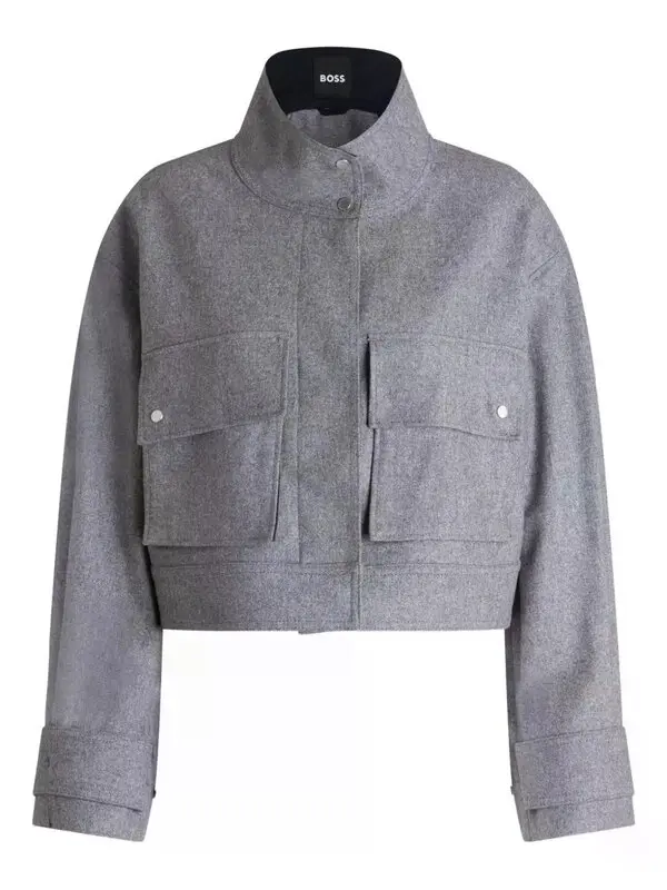 BOSS Flap-pockets Military Jacket