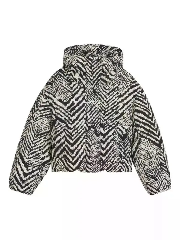 BOSS Chevron-pattern Puffer Jacket