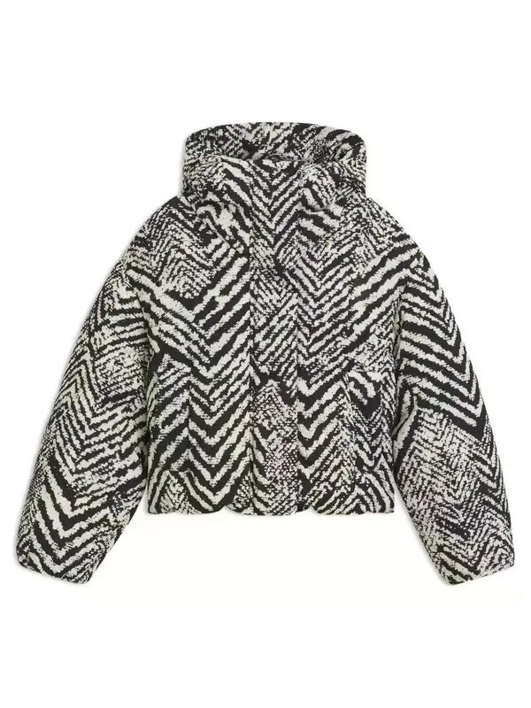 BOSS Chevron-pattern Puffer Jacket