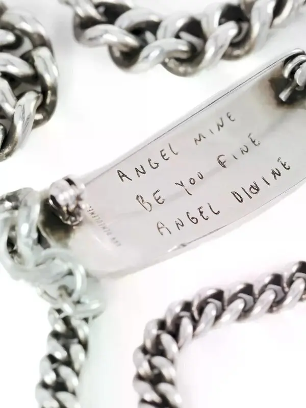 ANN DEMEULEMEESTER Engraved-plaque Bracelet
