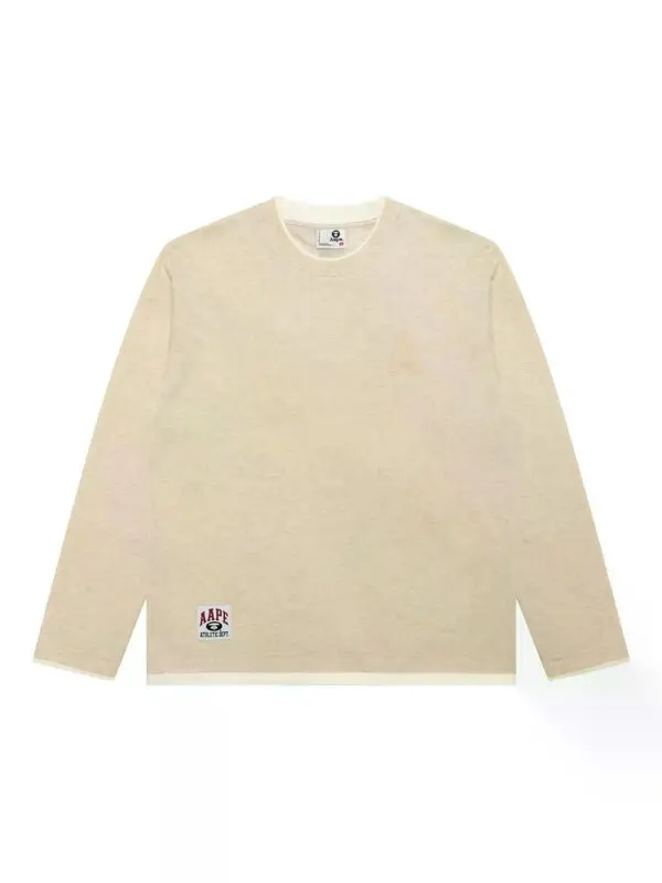 AAPE BY *A BATHING APE Crew-neck Long-sleeve T-shirt