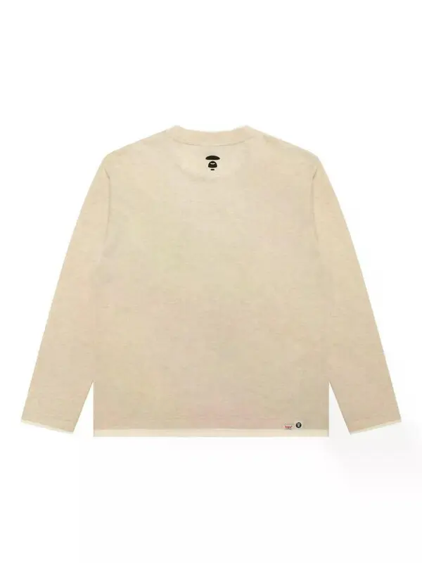 AAPE BY *A BATHING APE Crew-neck Long-sleeve T-shirt