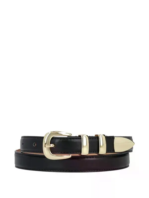 Liviana Conti Buckle Belt - Black