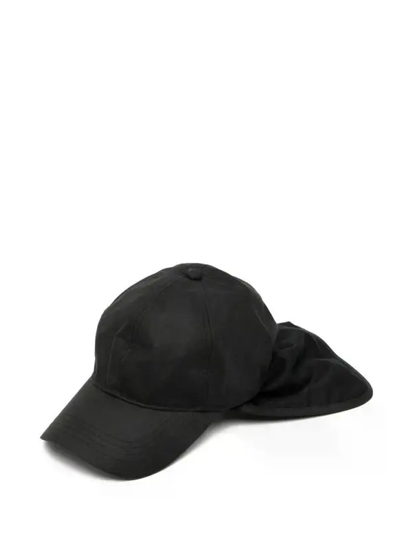 KAPTAIN SUNSHINE X Barbour Caped Cap - Black