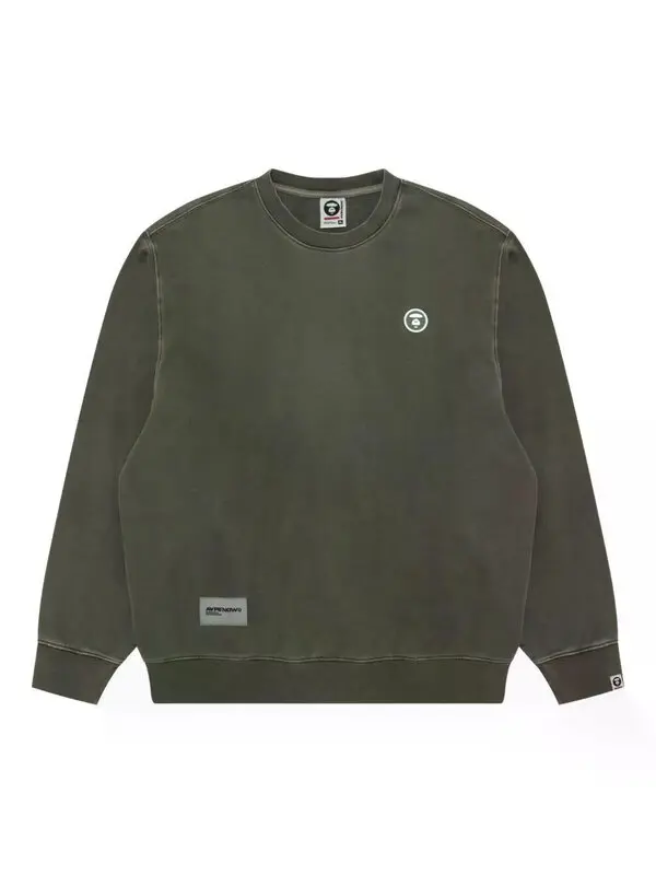 AAPE BY *A BATHING APE Logo-patch Crew-neck Sweatshirt
