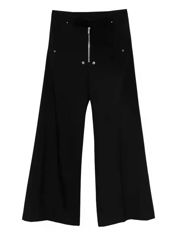 Rick Owens Virgin Wool Trousers - Black