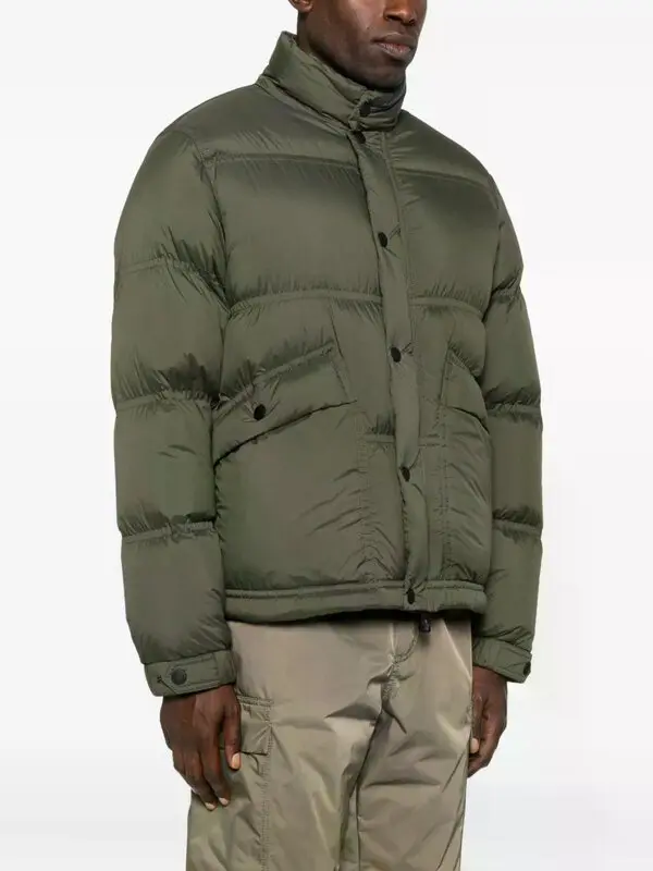Moncler Quilted Panelled Jacket - Green