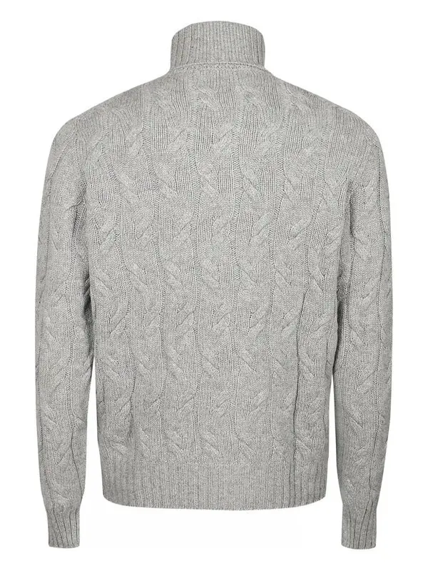 DRUMOHR Cashmere Turtleneck Sweater - Grey