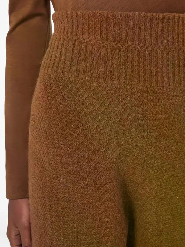 Max Mara Knitted High-waisted Trousers