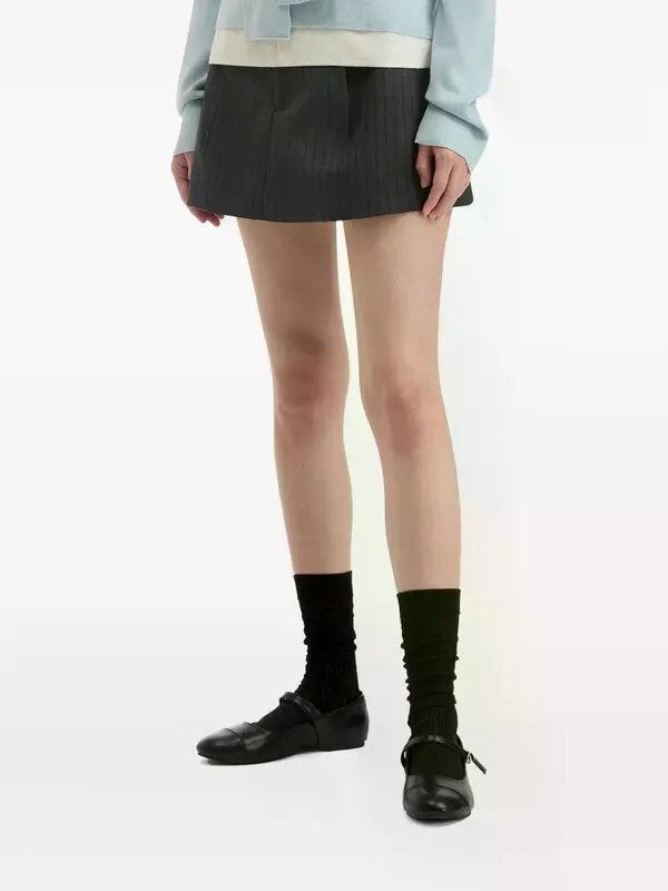 B+AB Stripe-pattern Shorts