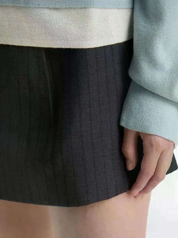 B+AB Stripe-pattern Shorts