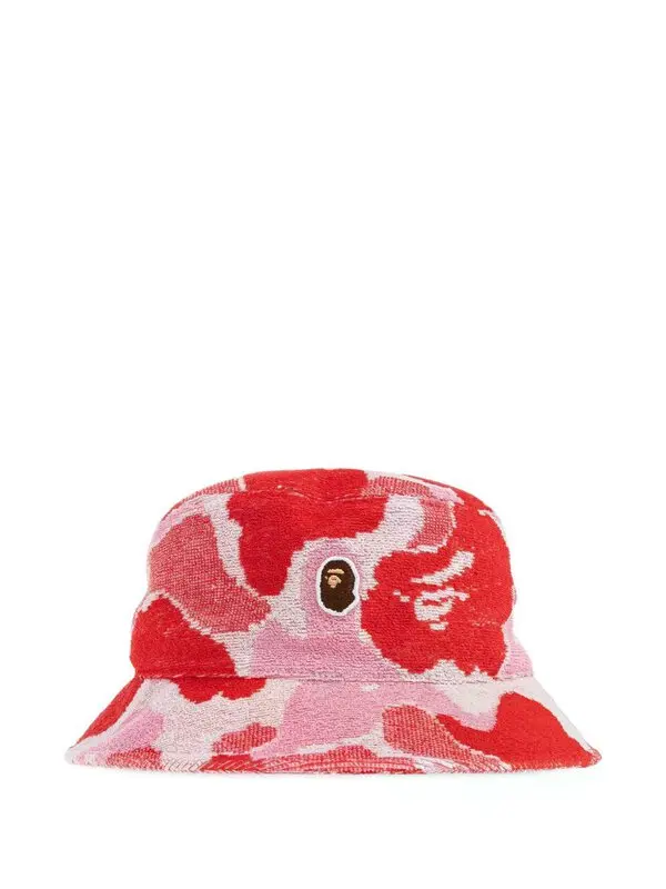 A BATHING APE® Camouflage-pattern Bucket Hat - Pink