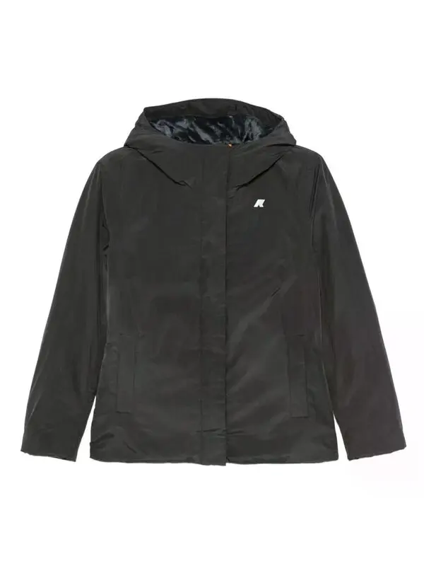 K-WAY Hooded Zip-front Jacket