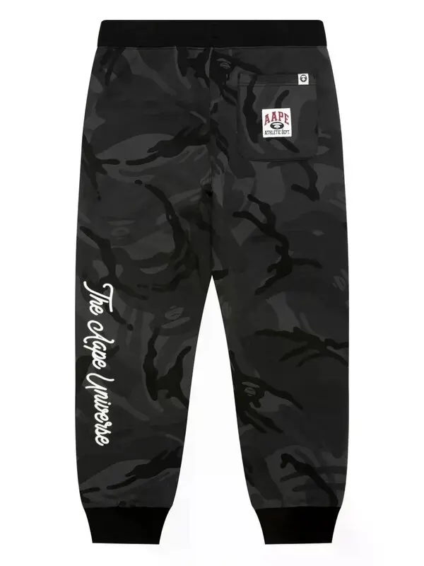 AAPE BY *A BATHING APE Camo-print Logo Track Pants