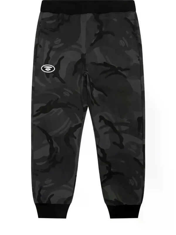 AAPE BY *A BATHING APE Camo-print Logo Track Pants