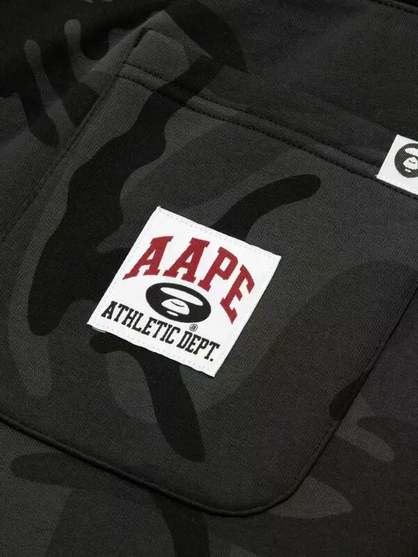AAPE BY *A BATHING APE Camo-print Logo Track Pants