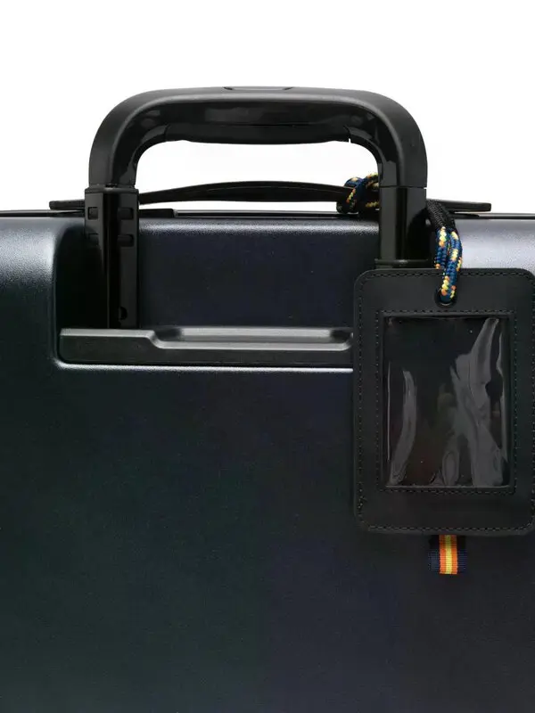 K-WAY Logo-embellished Wheeled Suitcase - Blue