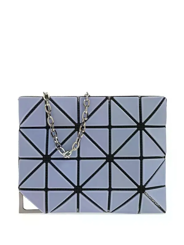 Issey Miyake Geometric-pattern Wallet - Grey
