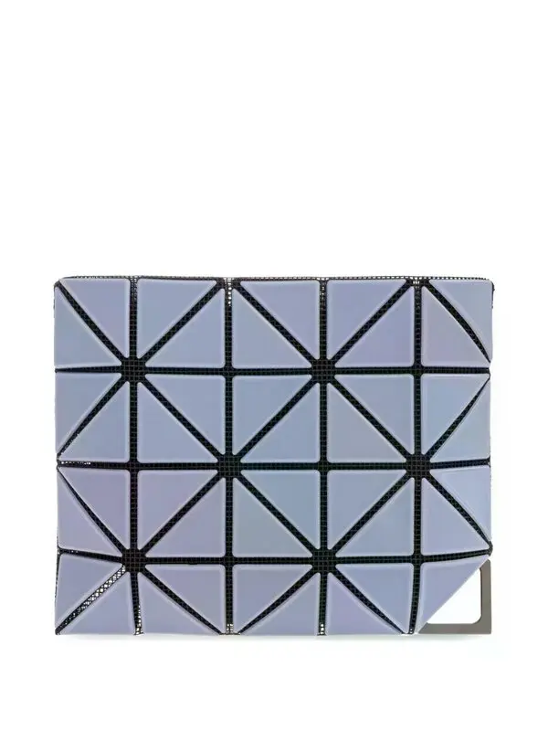 Issey Miyake Geometric-pattern Wallet - Grey