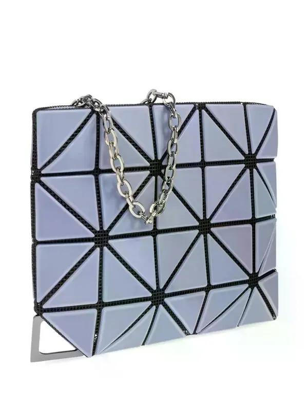 Issey Miyake Geometric-pattern Wallet - Grey