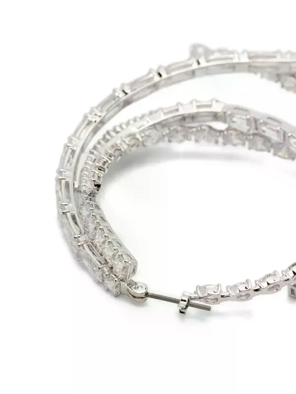 SWAROVSKI Matrix Hoop Earrings