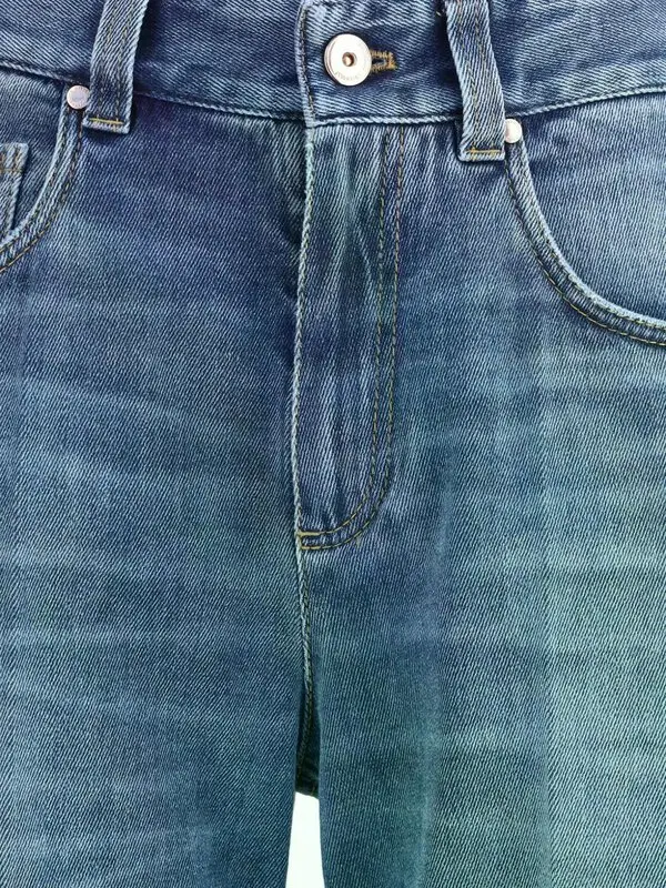 Brunello Cucinelli High-waisted Straight-leg Jeans