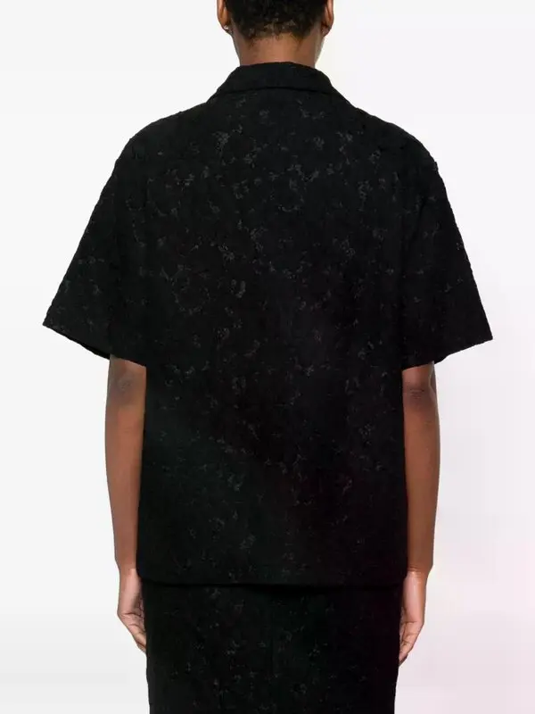 N°21 Lace-embellished Polo Top