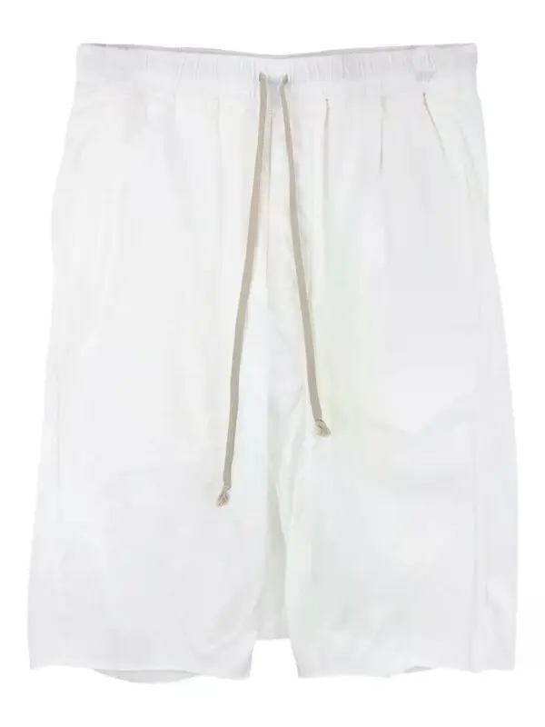 Rick Owens Drawstring-waist Shorts - White