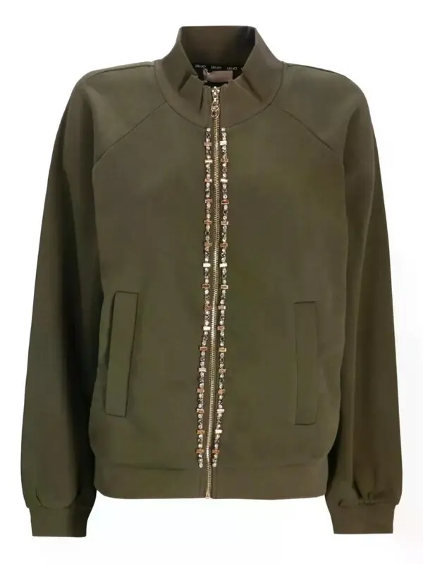 Liu Jo Embellished Zip-front Bomber Jacket