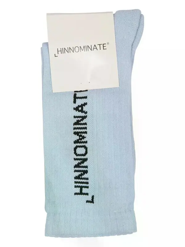 HINNOMINATE Logo-detail Cotton Socks - Blue