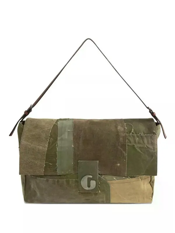 GALLERY DEPT. Merci Xl Patchwork Shoulder Bag - Green