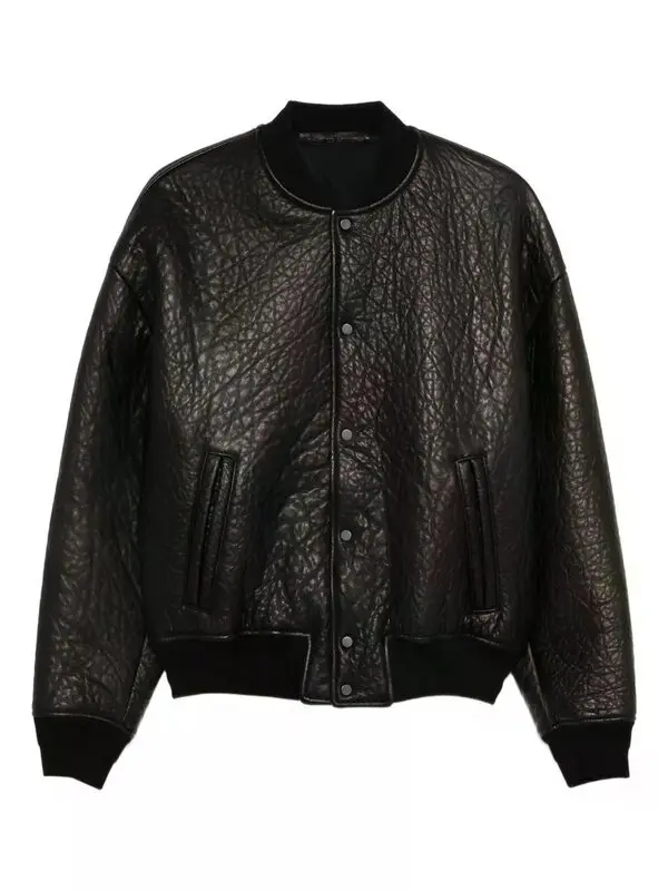 SALVATORE SANTORO Leather Bomber Jacket