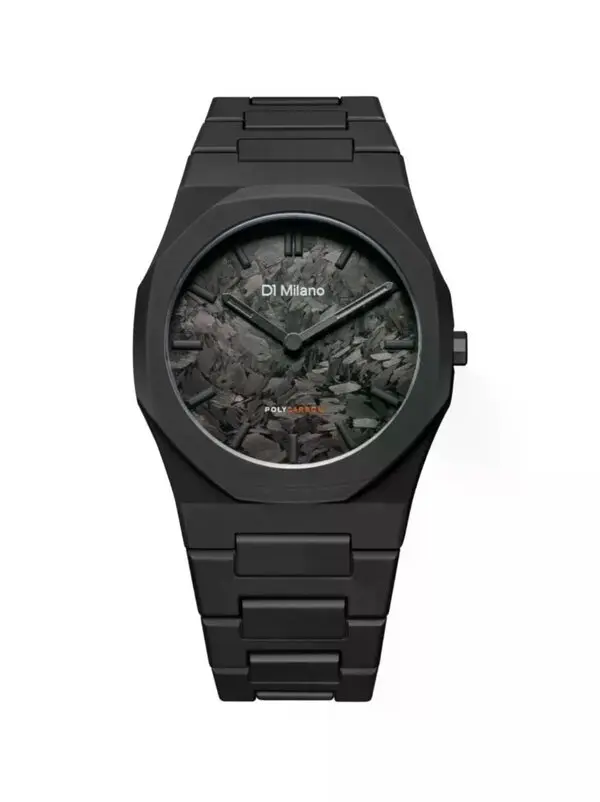 D1 MILANO Polycarbonate Timepiece - Black