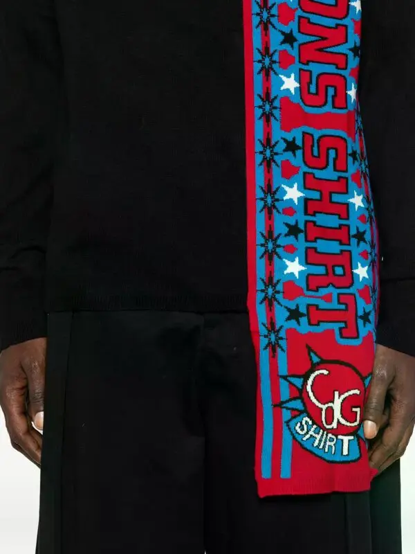 Comme Des Garçons Soccer Scarf Sweater