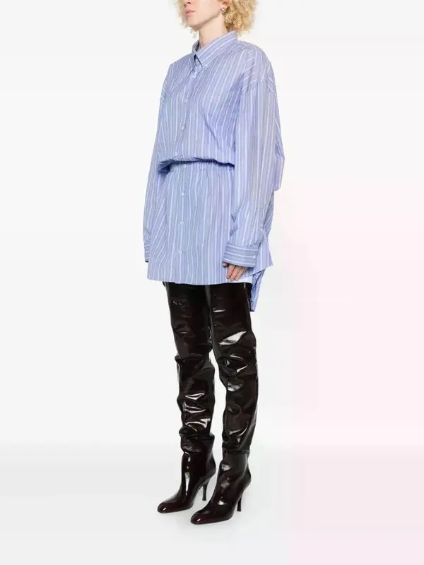 MAISON MARGIELA Striped Shirtdress