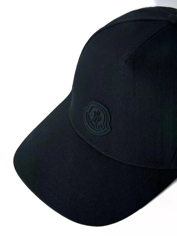 Moncler Logo-motif Baseball Cap - Black