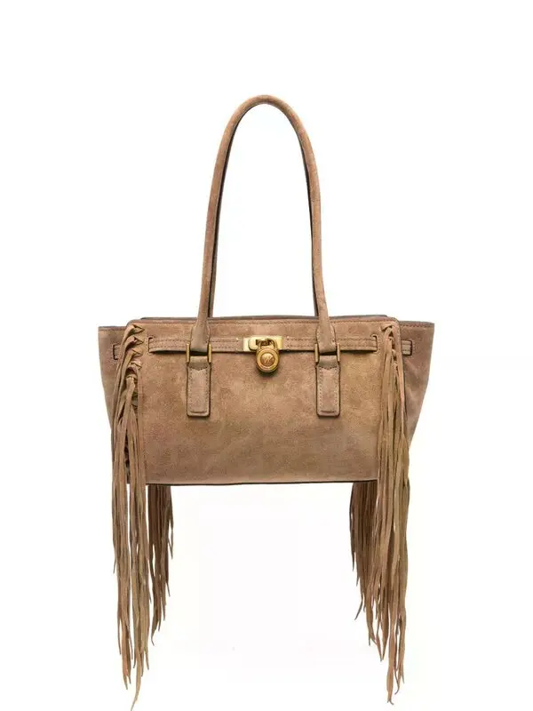 Michael Kors Hamilton Fringe Shoulder Bag - Brown