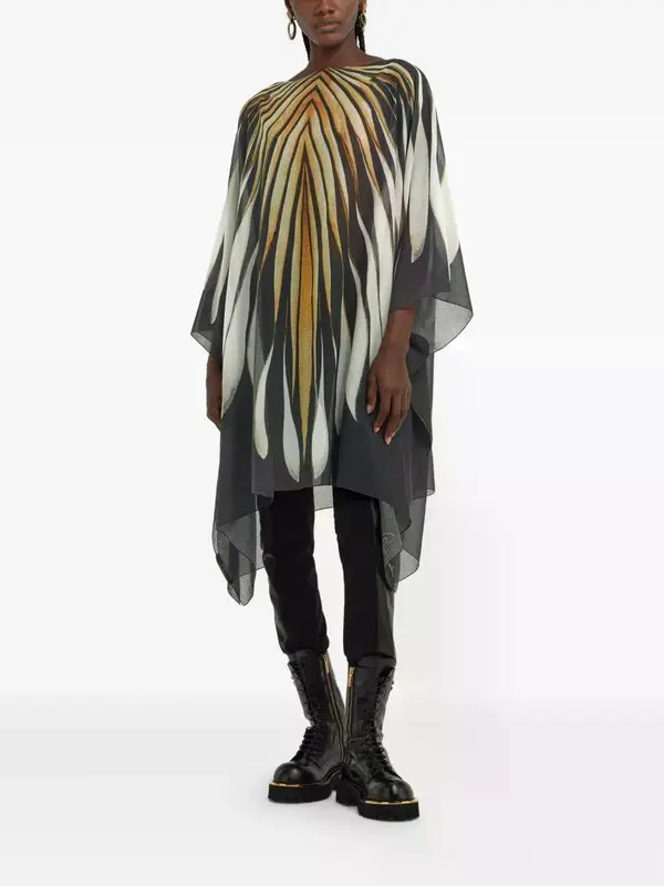 Roberto Cavalli Abstract-pattern Kaftan Dress