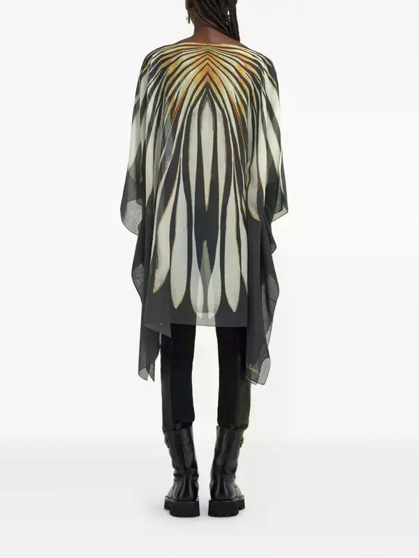 Roberto Cavalli Abstract-pattern Kaftan Dress