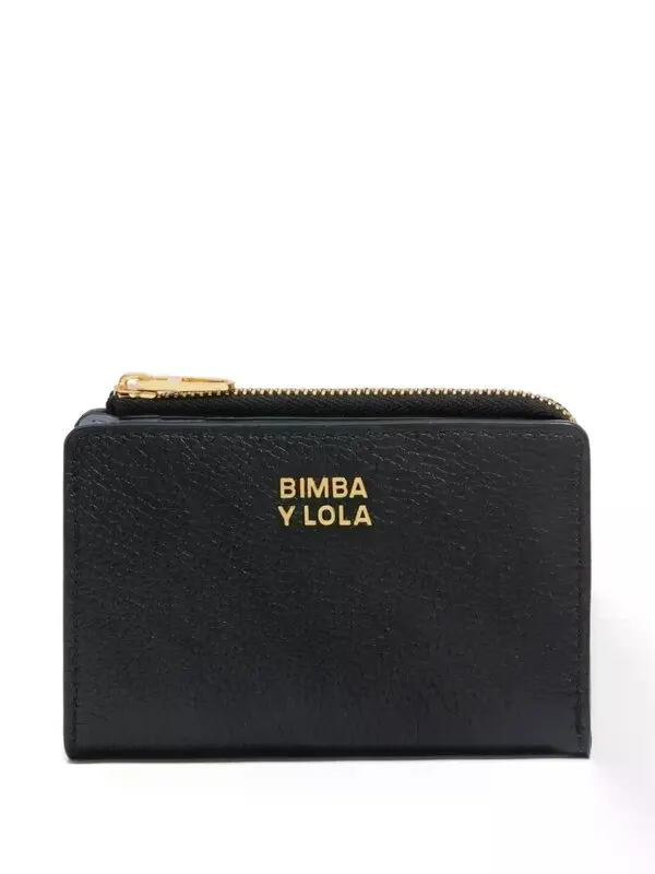 Bimba Y Lola Zip-fastening Leather Wallet - Black