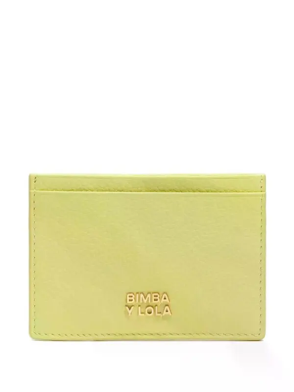 Bimba Y Lola Leather Cardholder - Yellow