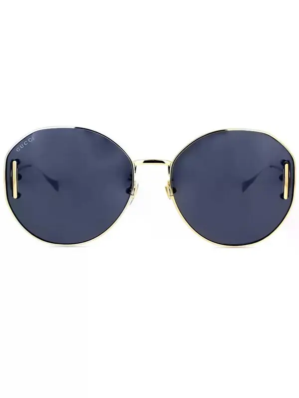 Gucci Round-frame Sunglasses - Gold