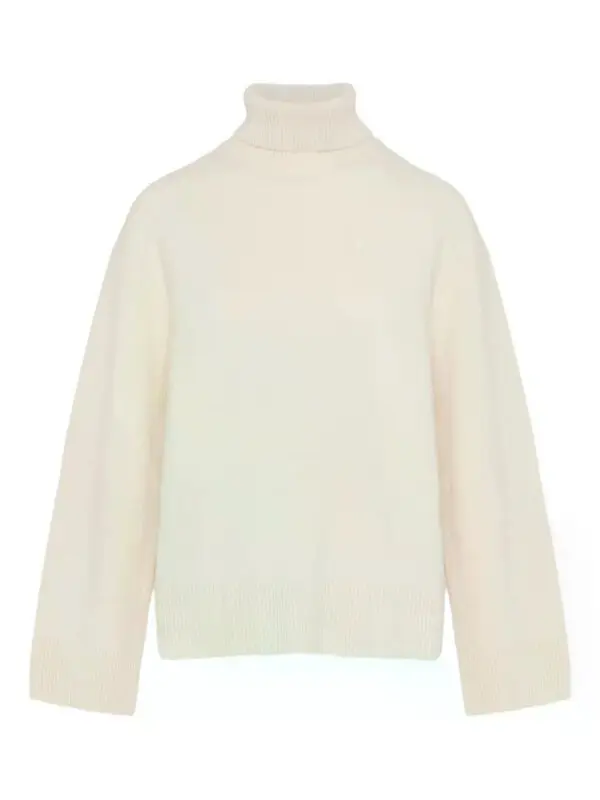 YVES SALOMON Turtleneck Wool-blend Sweater