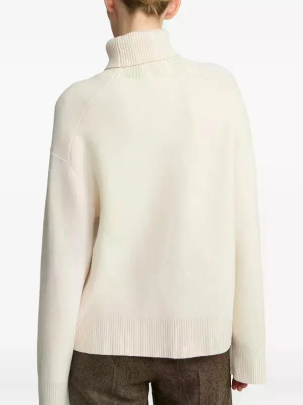 YVES SALOMON Turtleneck Wool-blend Sweater