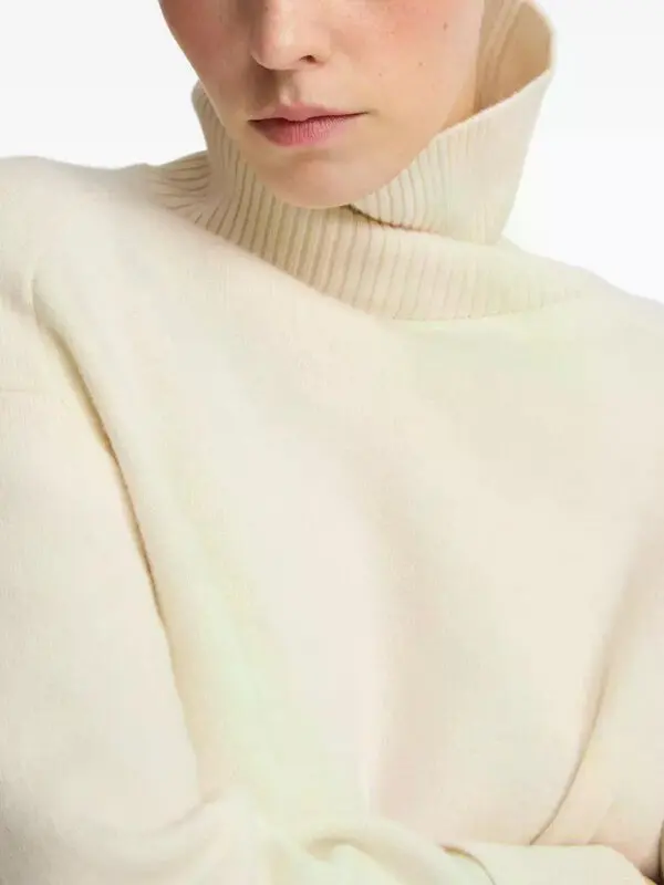 YVES SALOMON Turtleneck Wool-blend Sweater