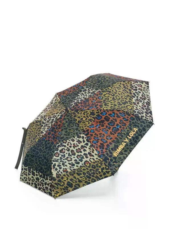 Bimba Y Lola Leopard-print Umbrella